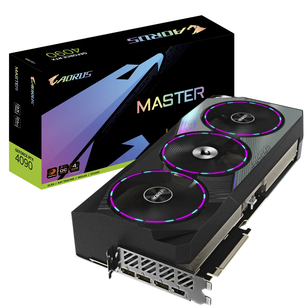 Buy Gigabyte AORUS NVIDIA GeForce RTX 4090 MASTER 24GB GDDR6X Graphics ...