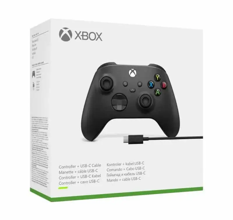 Buy Xbox Wireless Controller + USB-C Cable - Carbon Black | Store ...