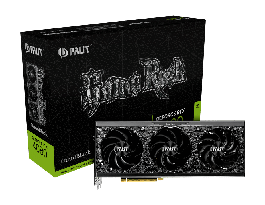 Buy Palit NVIDIA GeForce RTX 4080 GameRock OmniBlack 16GB GDDR6X ...
