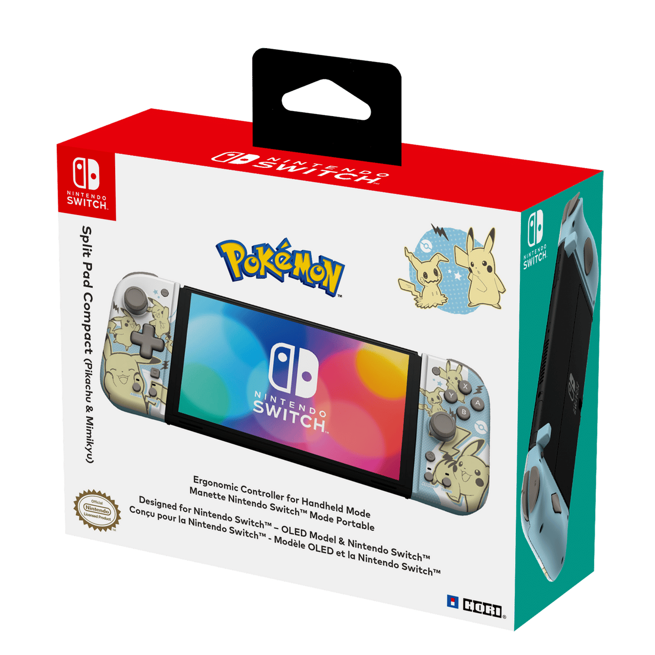 Buy Nintendo Switch HORI Split Pad Compact Controller - Pikachu ...