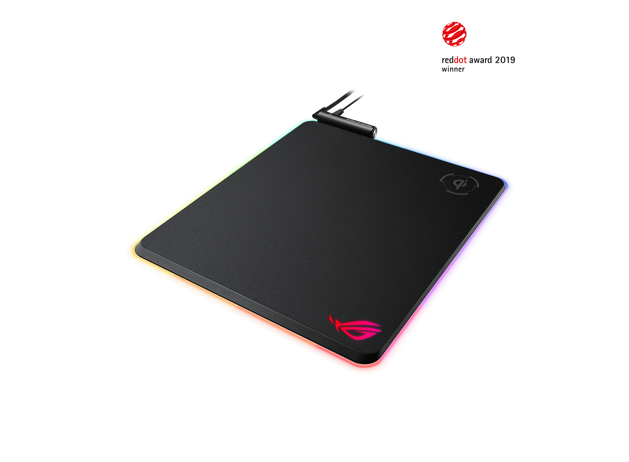 Buy ASUS ROG Balteus Qi RGB Gaming Mouse Pad with Qi Wireless Charging ...