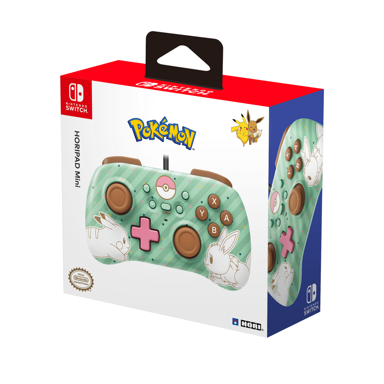 Buy HORIPAD Mini for Nintendo Switch - Pokémon: Pikachu & Eevee | Store ...