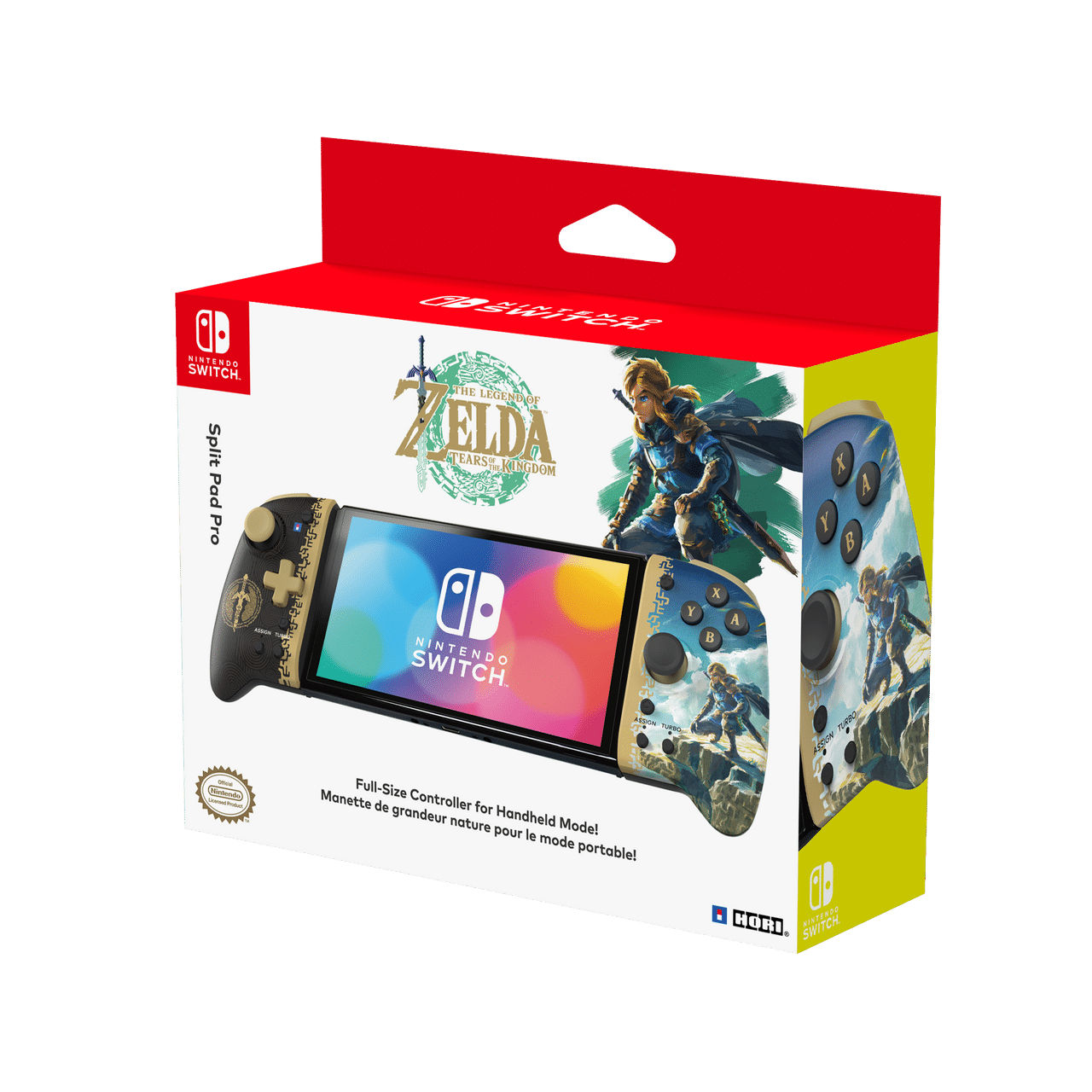 Buy Nintendo Switch HORI Split Pad Pro Controller - Zelda: Tears of the ...